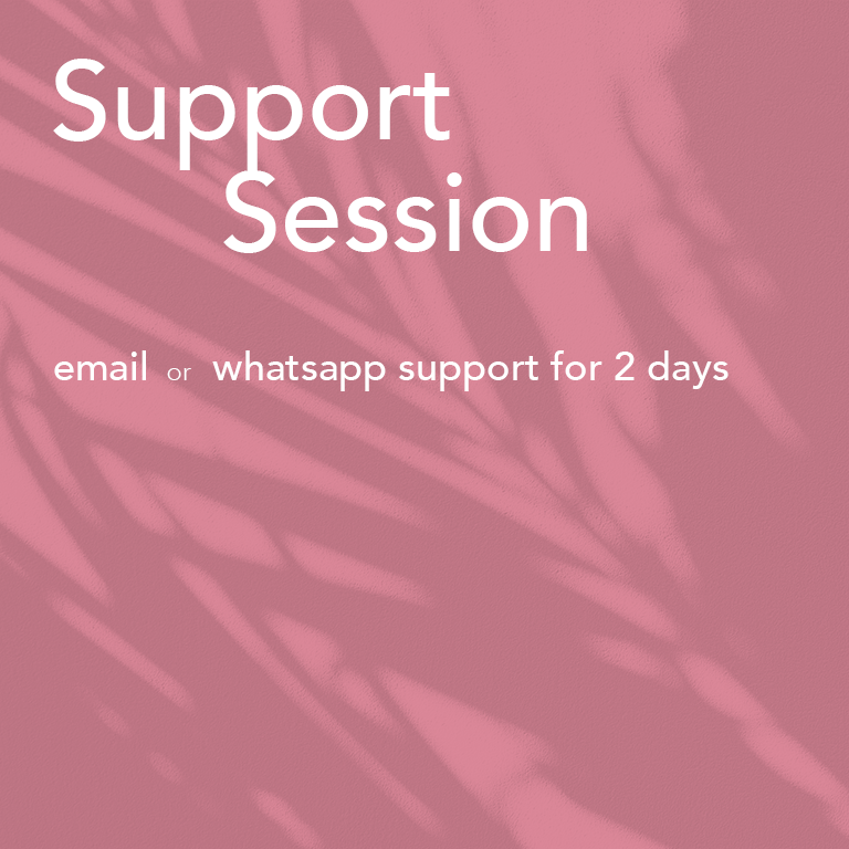 Support Session – Italian Dressmaking School